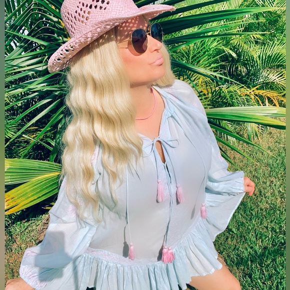 Dresses | Fabulous Boho Pink Tassel Bohemian Mini Dress Pranella | Poshmark